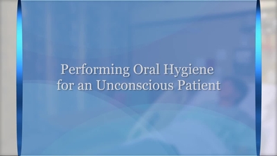 Personal hygiene and grooming: Performing oral hygiene for an ...