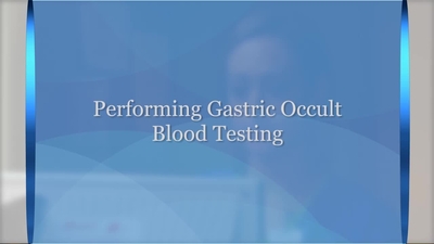 Specimen collection: Performing gastric occult blood and pH testing ...