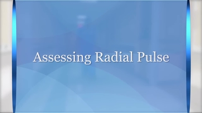 Vital signs: Assessing the radial pulse - MediaSpace