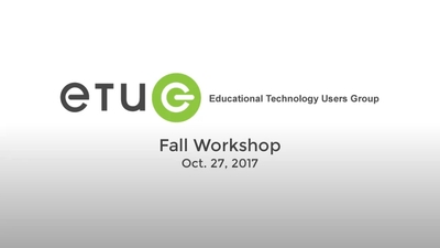 ETUG Fall 2017 Keynote: Mike Caulfield - BCcampus