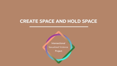 Create Space and Hold Space - BCcampus